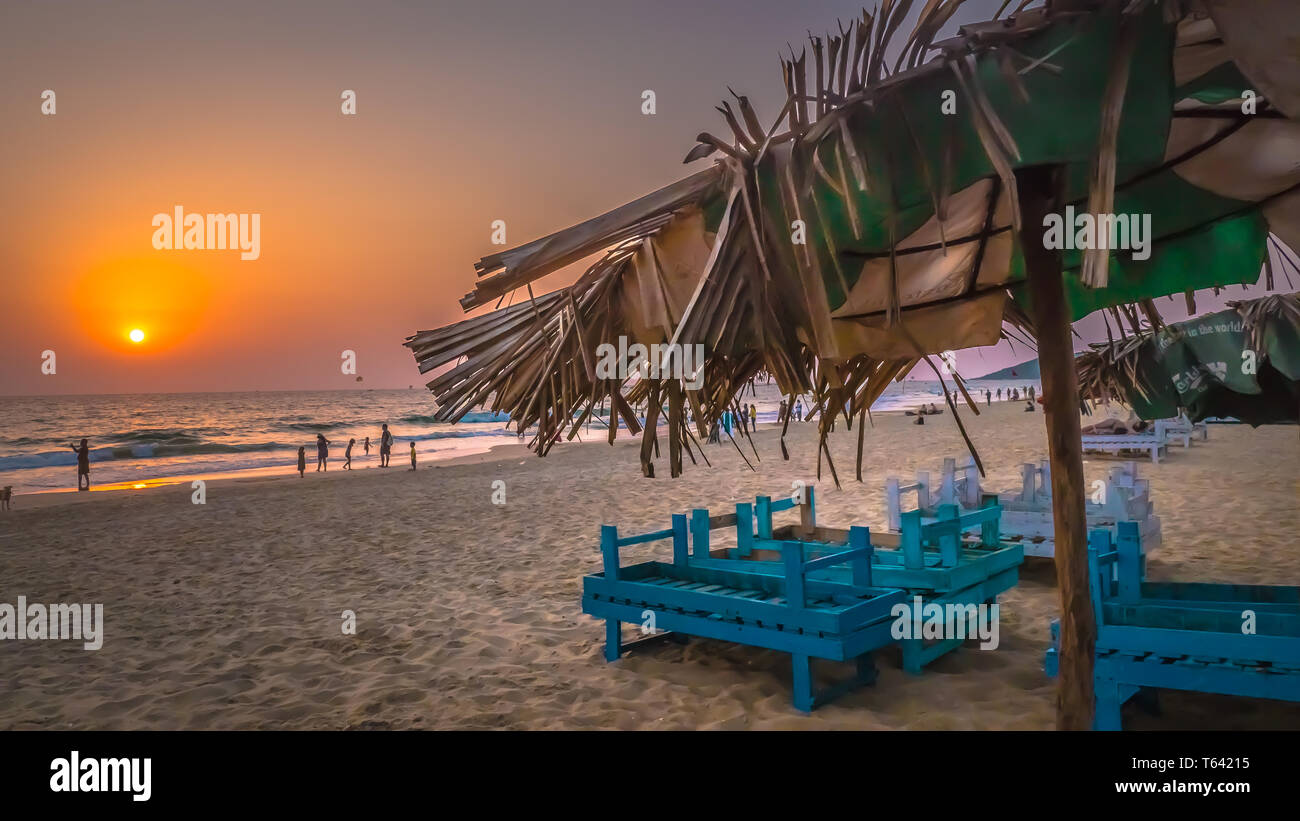 Calangute beach hi-res stock photography and images - Alamy