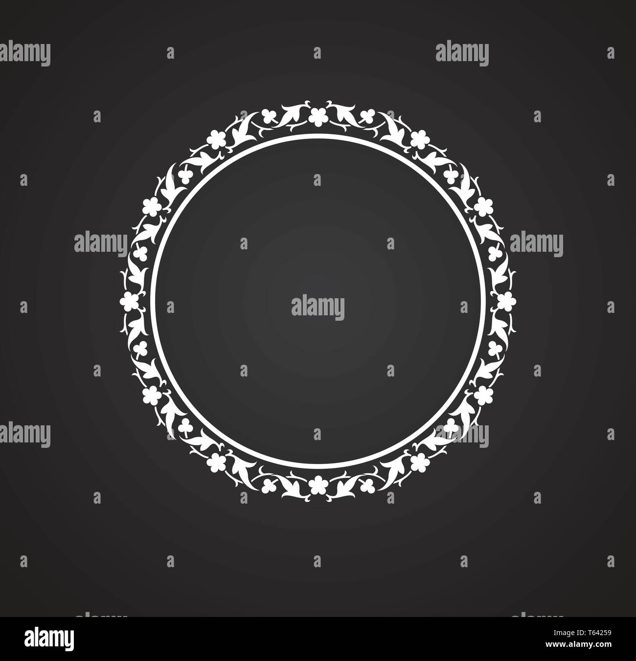 Frame icon on background for graphic and web design. Simple vector sign ...