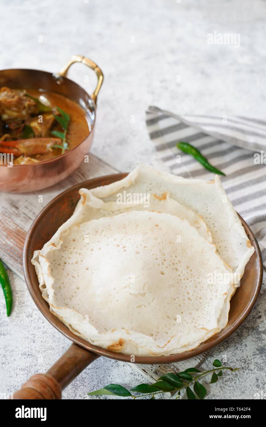 Fish curry with appam hi-res stock photography and images - Alamy