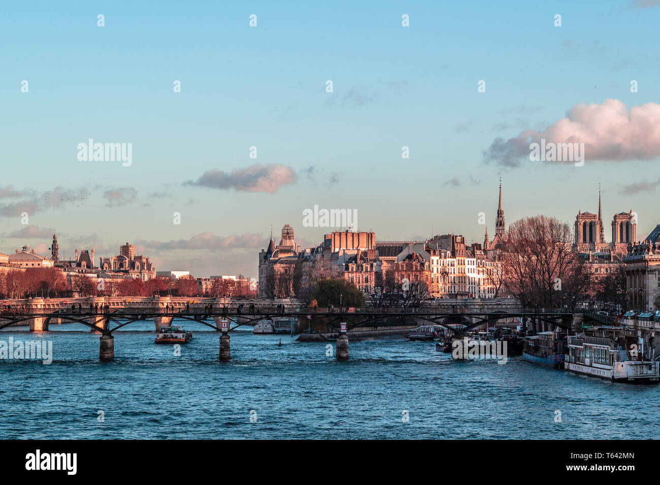 Sunset in Paris, France, Europe Stock Photo - Alamy