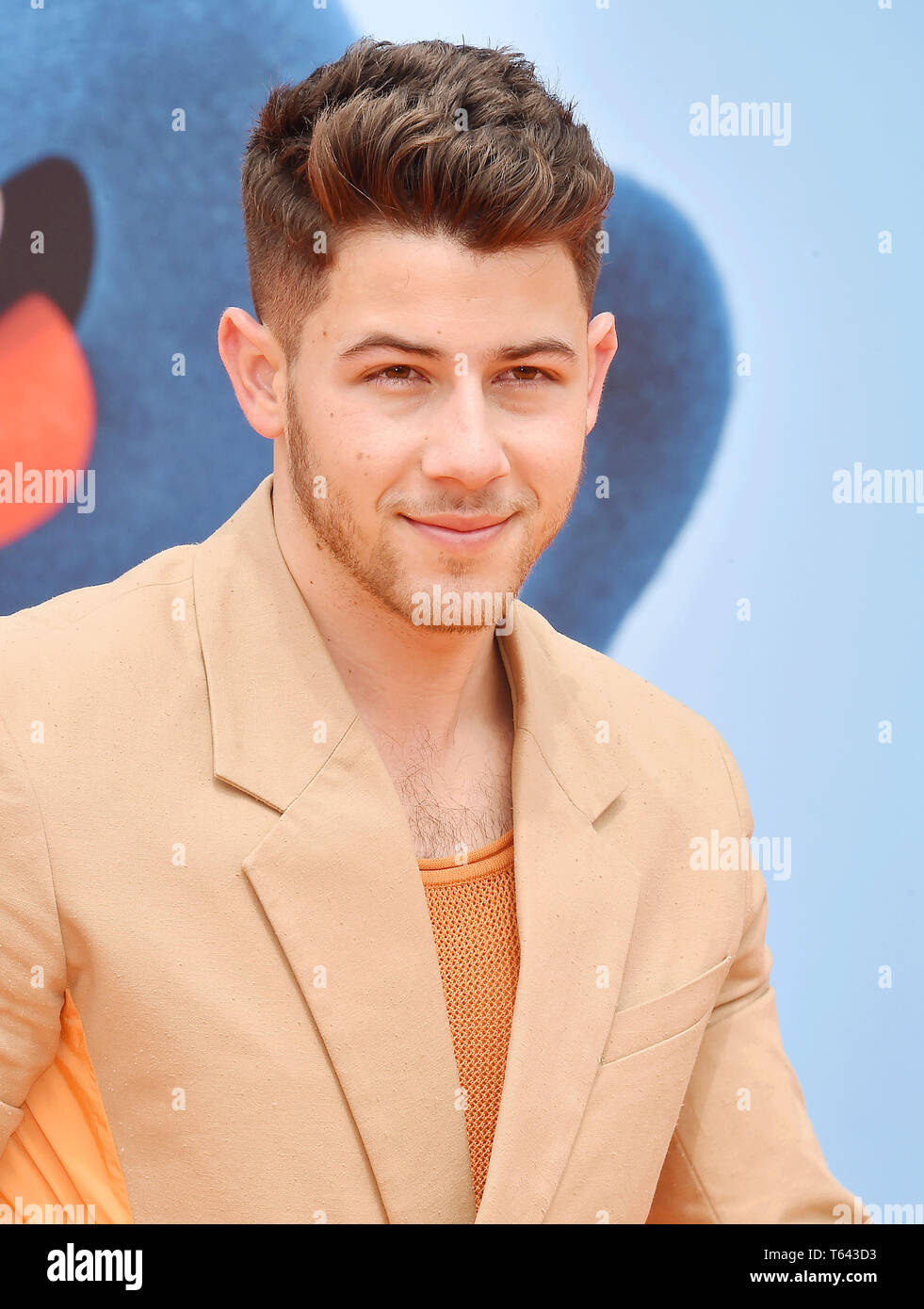 LOS ANGELES, CA - APRIL 27: Nick Jonas arrives at the STX Films World ...