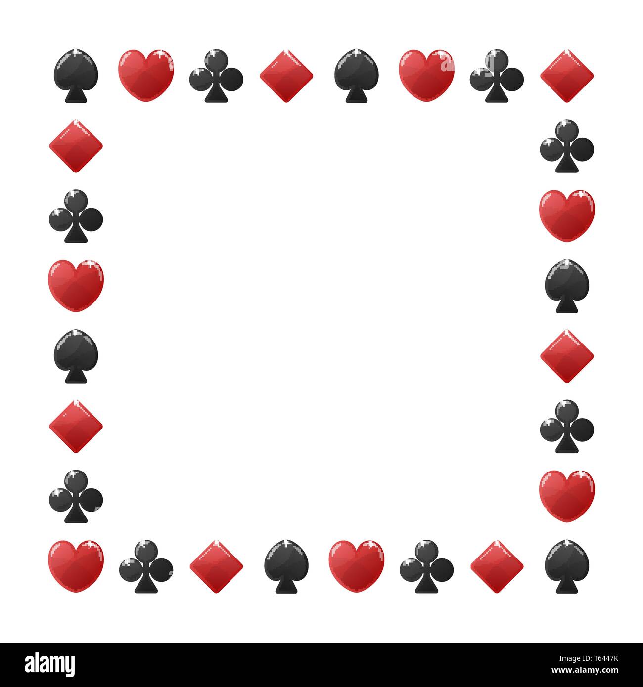 Poker border Stock Vector Images - Alamy