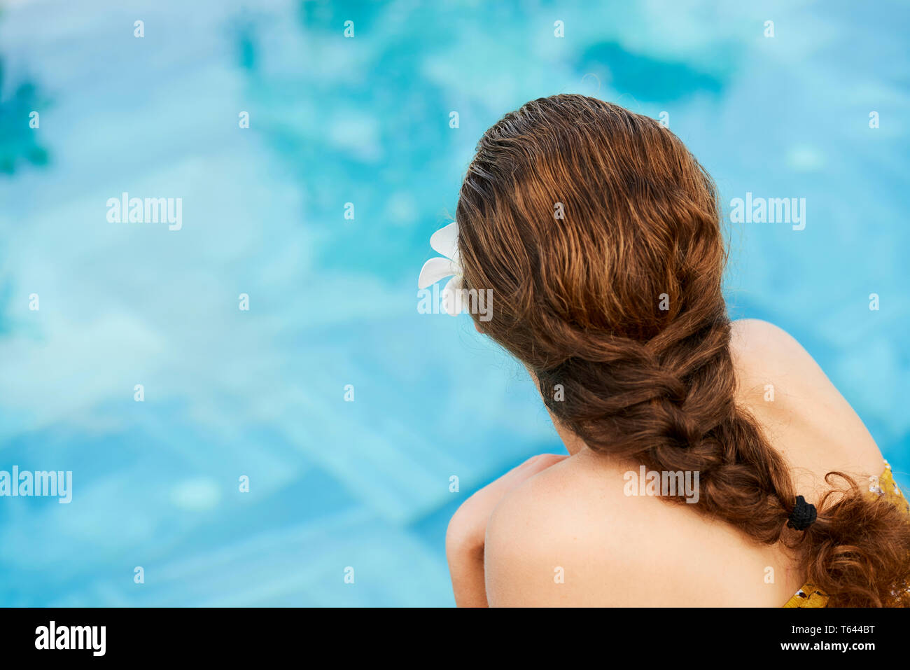 Young woman enjoying pure hi-res stock photography and images - Alamy