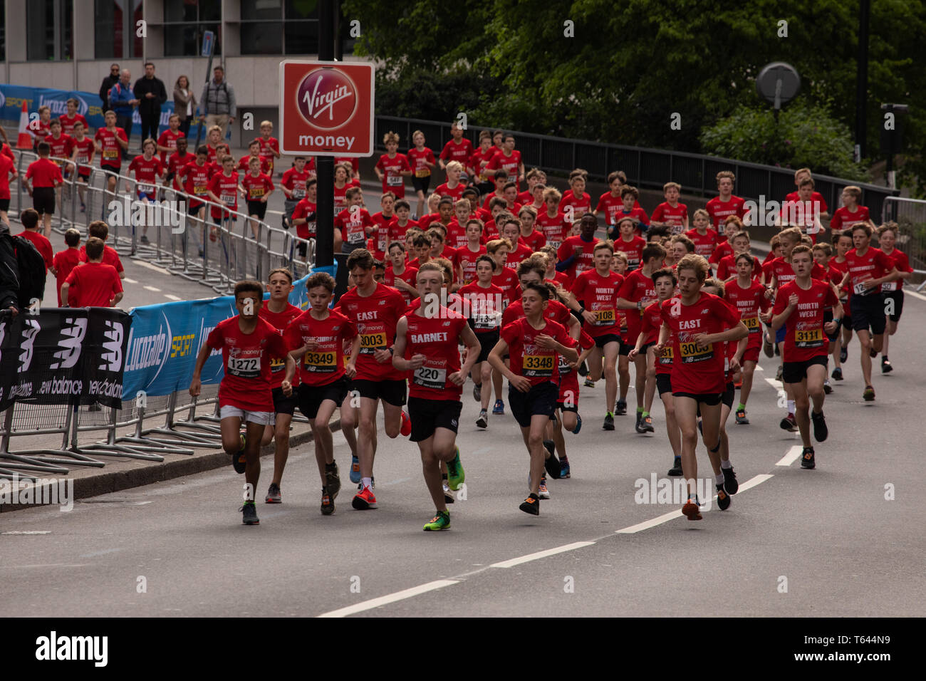 London Mini Marathon 2019 Stock Photo - Alamy