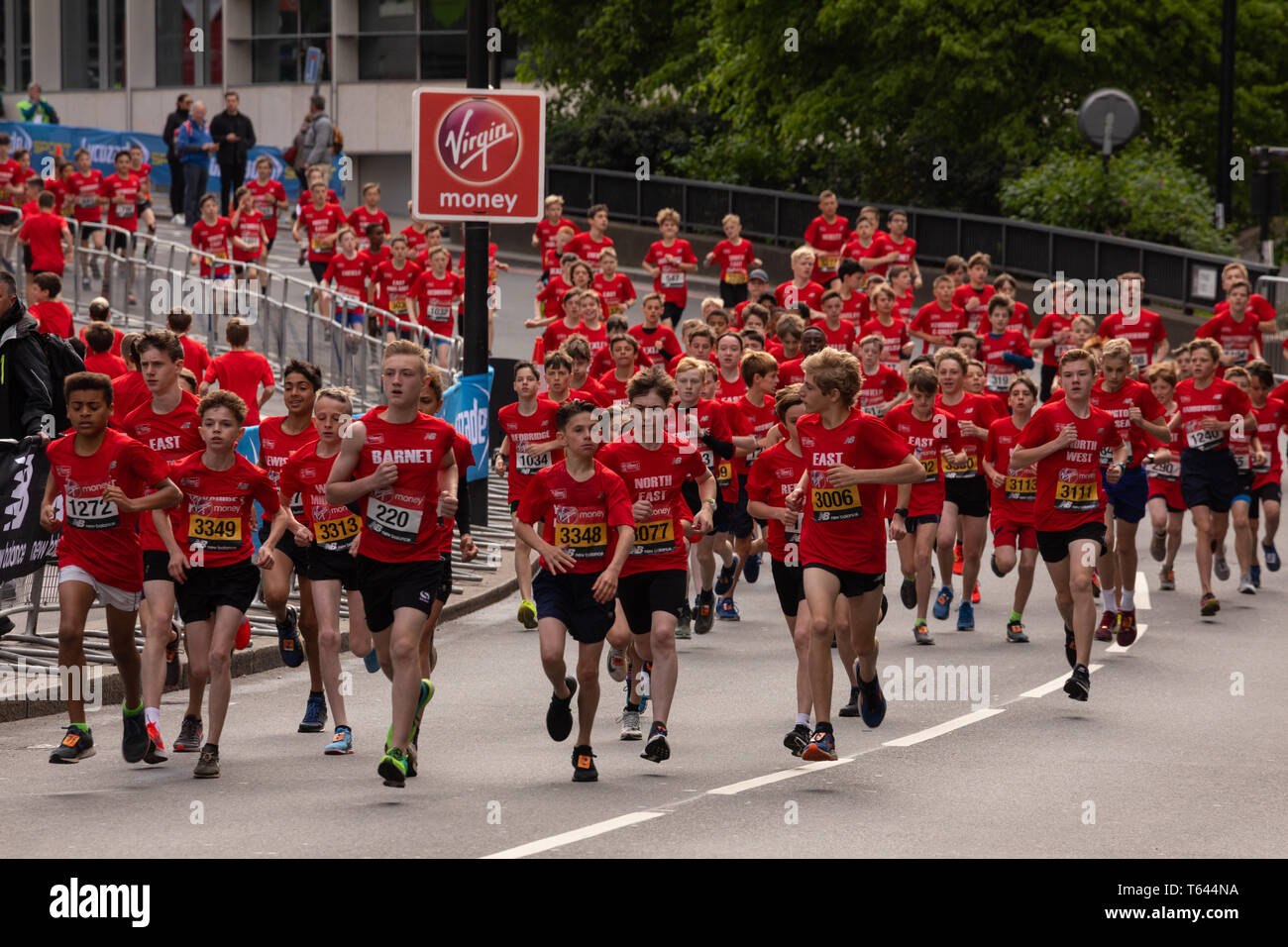 London Mini Marathon 2019 Stock Photo - Alamy