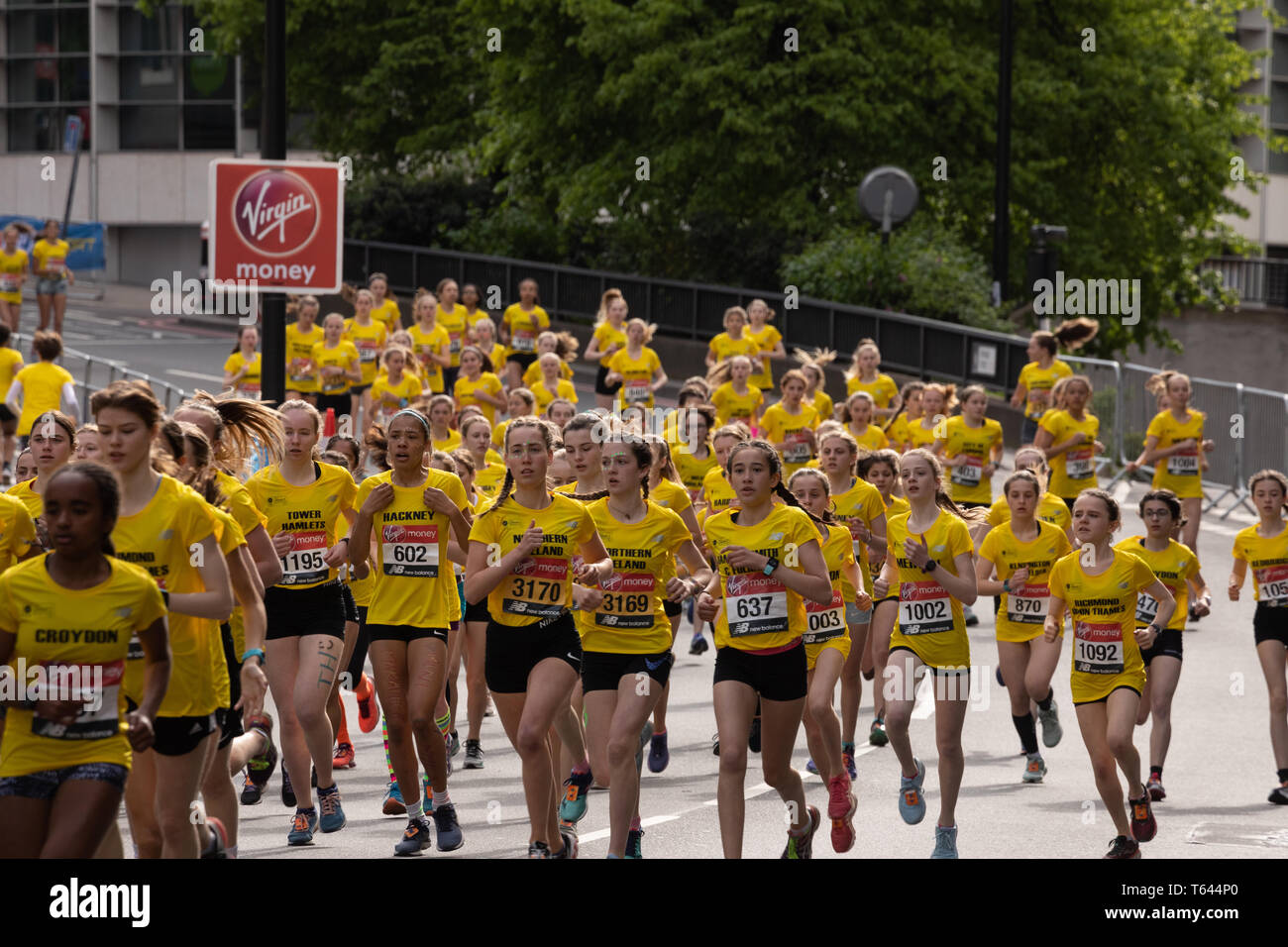 London Mini Marathon 2019 Stock Photo - Alamy
