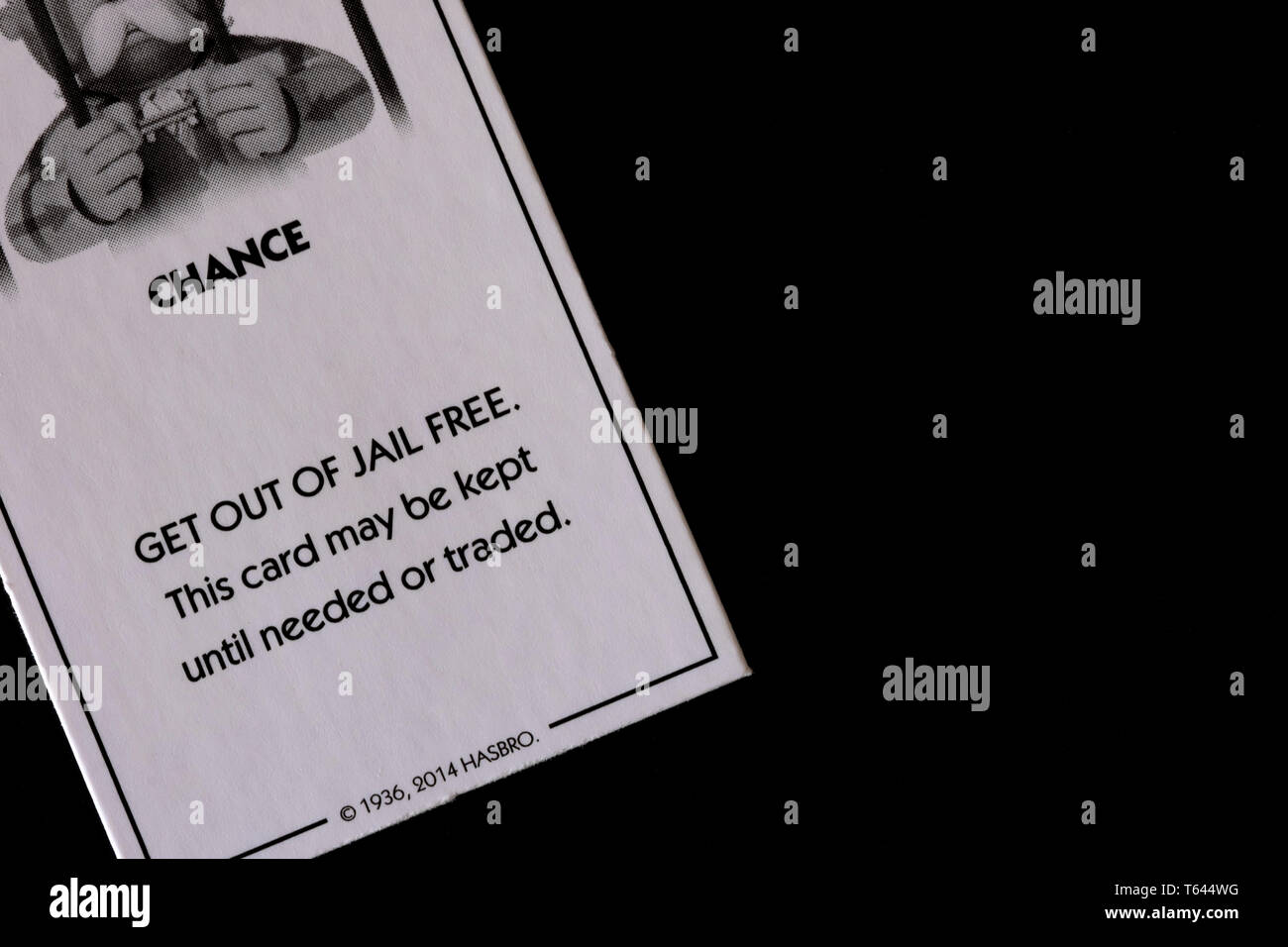 Get out of jail free card hi-res stock photography and images - Alamy