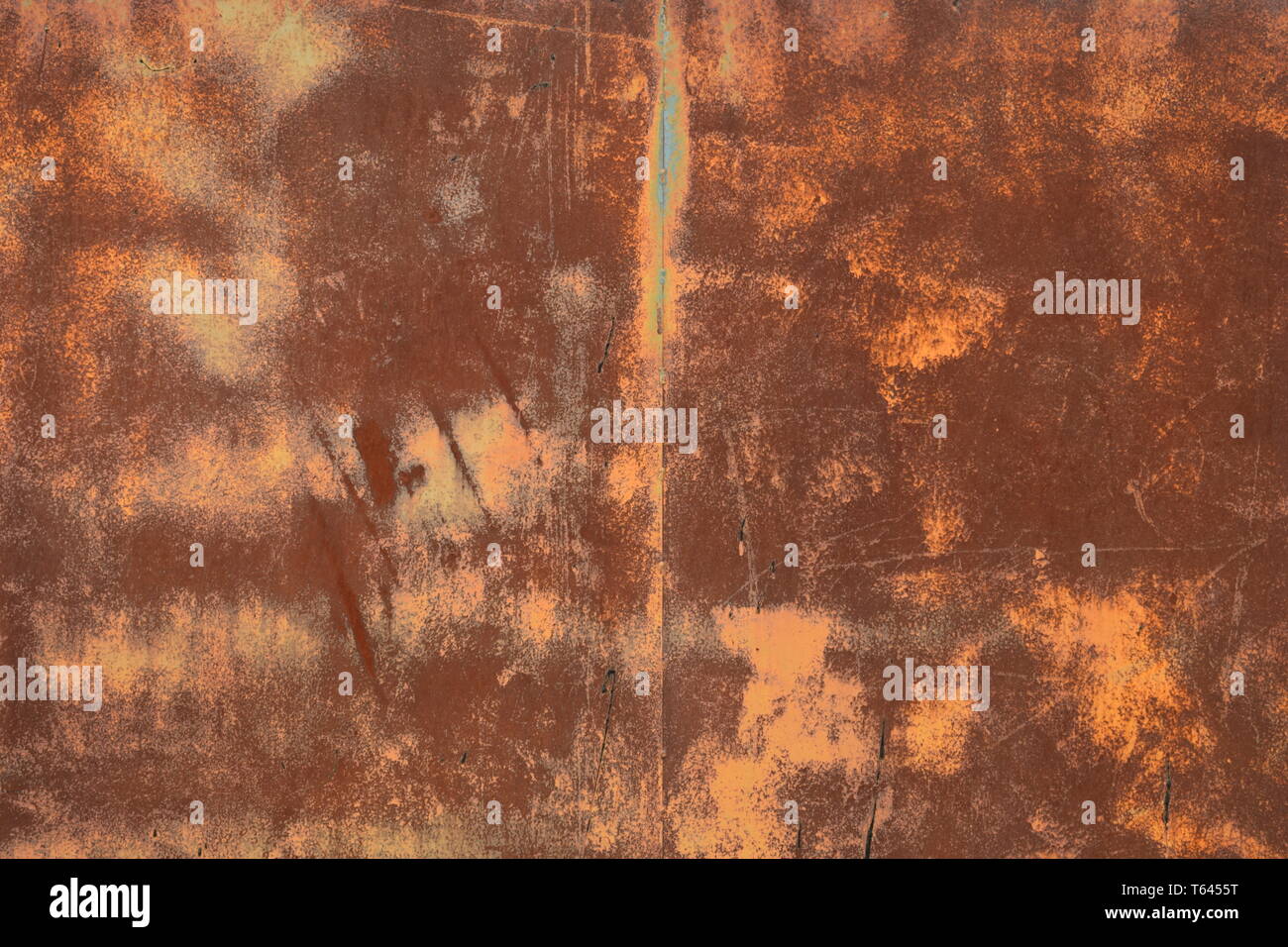 Rusty textured metal surface. The texture of the metal sheet is prone ...