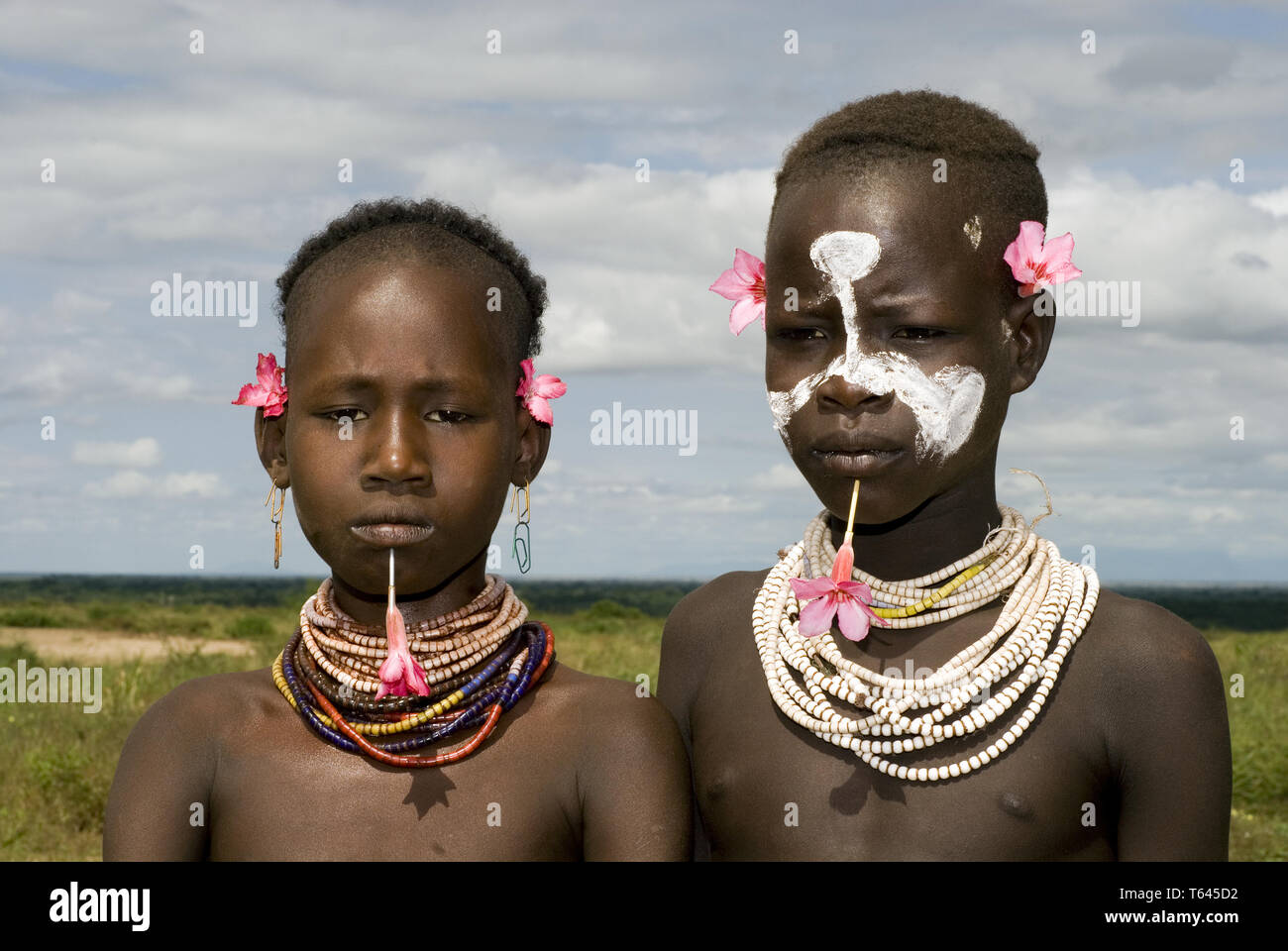 Mursi People, a Nilotic pastoralist ethnic group in Ethiopia, Africa ...