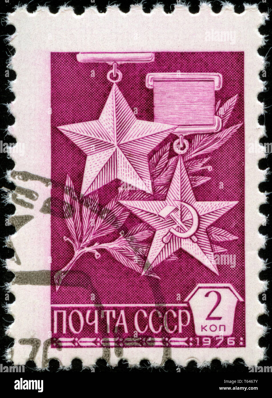 Soviet postage stamp hammer hi-res stock photography and images - Alamy