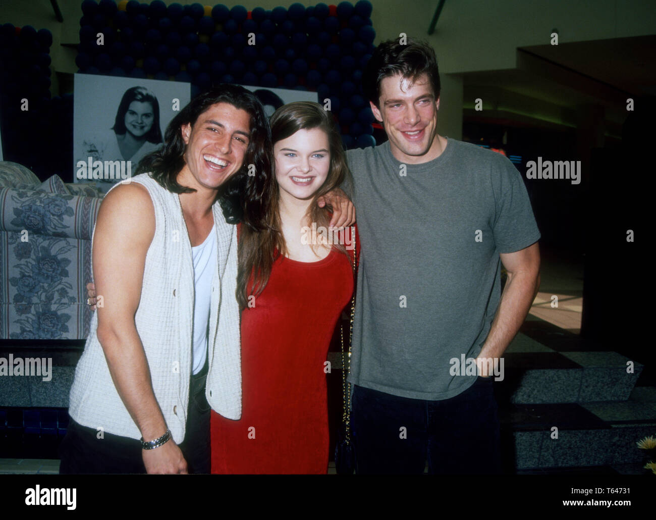 Downey, California, USA 9th April 1994 Actor Diego Serrano, actress ...