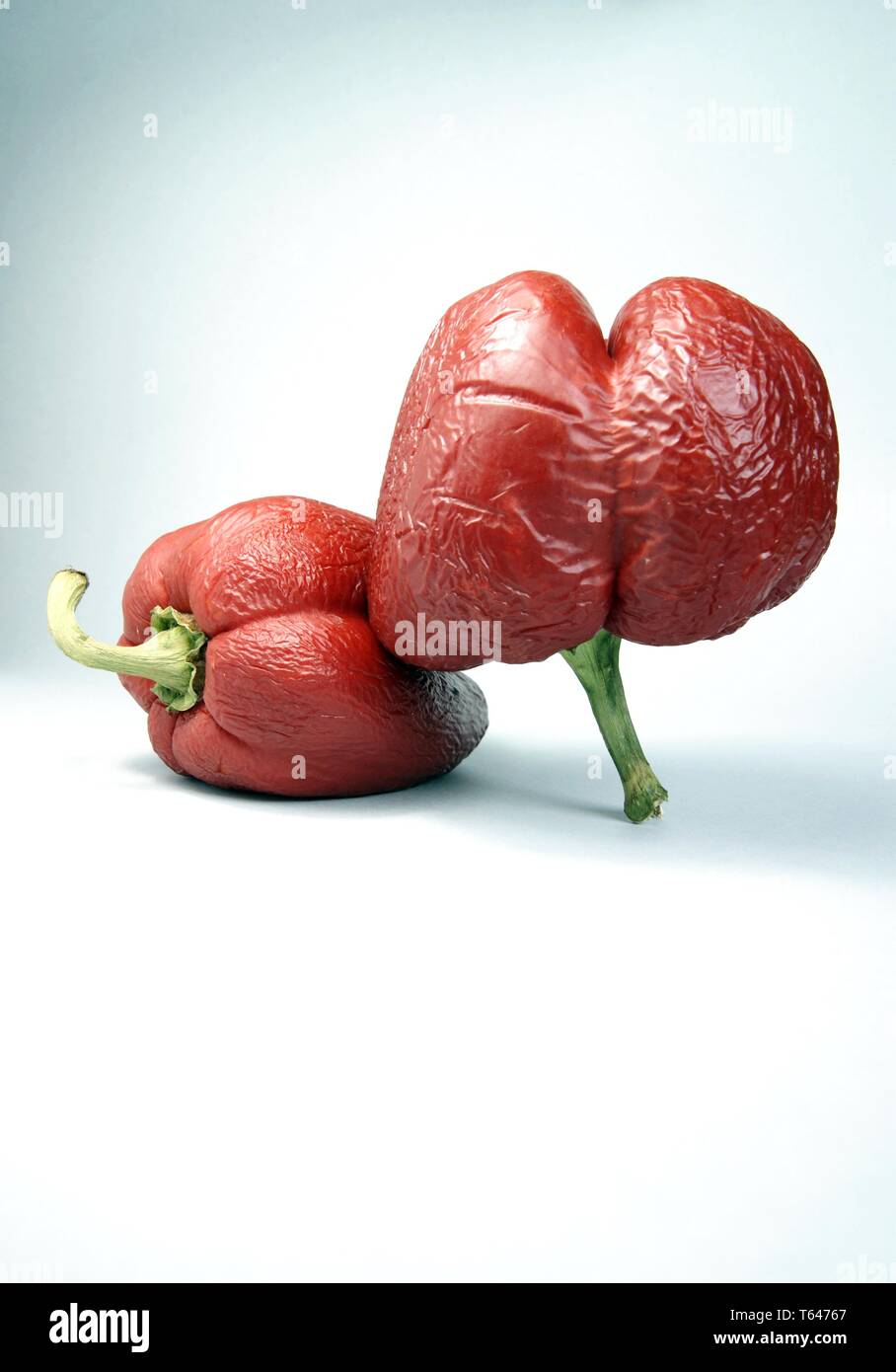 Spoiled red pepper Stock Photo - Alamy