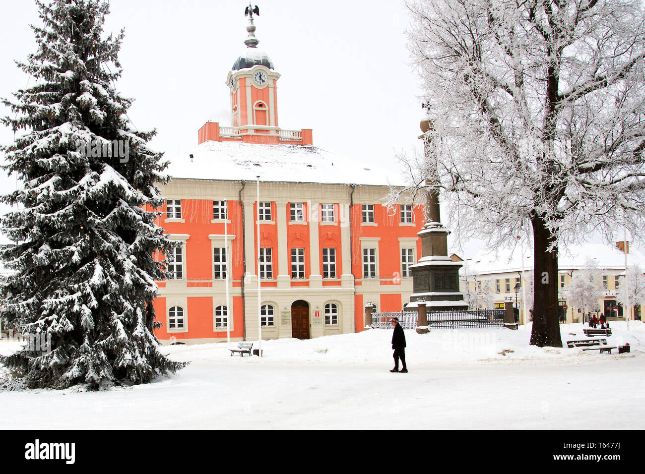 Village Templin, Uckermark, a Region in northeast Germany, Brandenburg ...