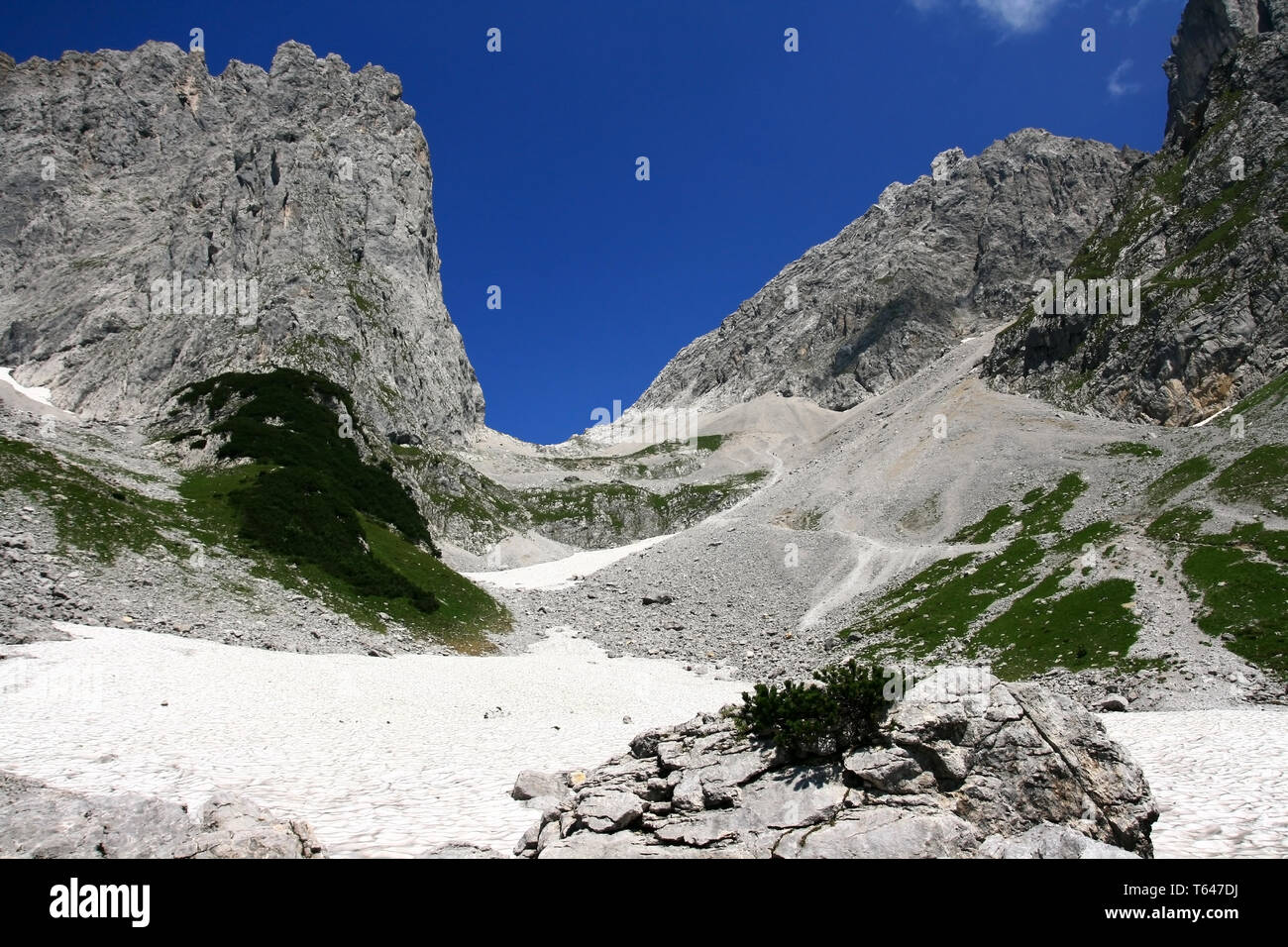 The Kaiser Mountains, mountain range in the Northern Limestone Alps and ...