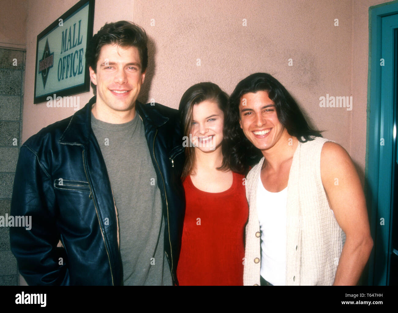 Downey, California, USA 9th April 1994 Actor Jason Brooks, actress ...