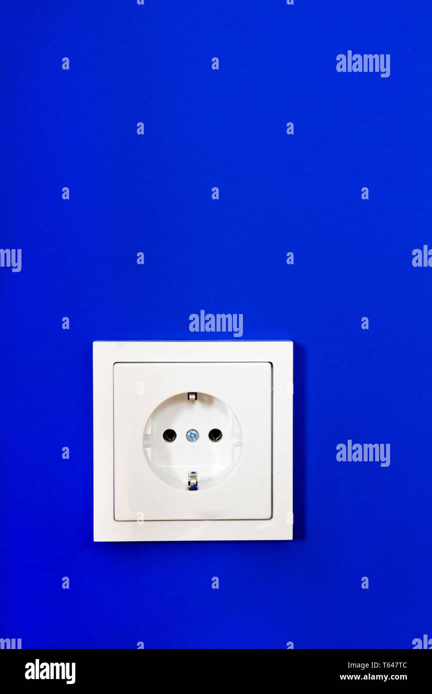 European Wall Socket Stock Photo - Alamy