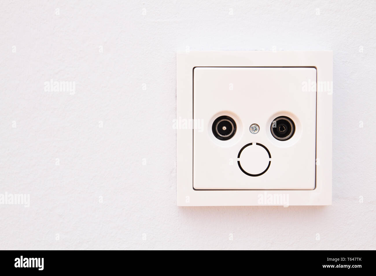 European Wall Socket Stock Photo - Alamy