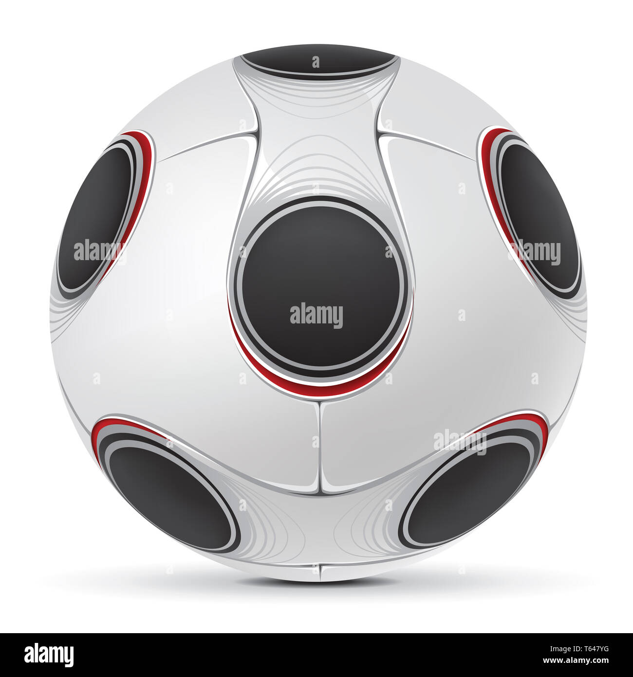 Soccer ball curve Cut Out Stock Images & Pictures - Alamy