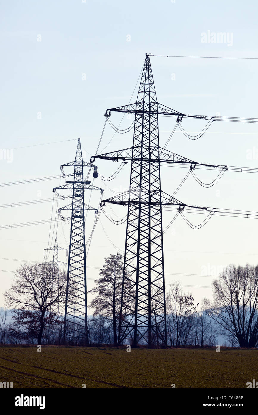 power pole symbol photo Stock Photo - Alamy