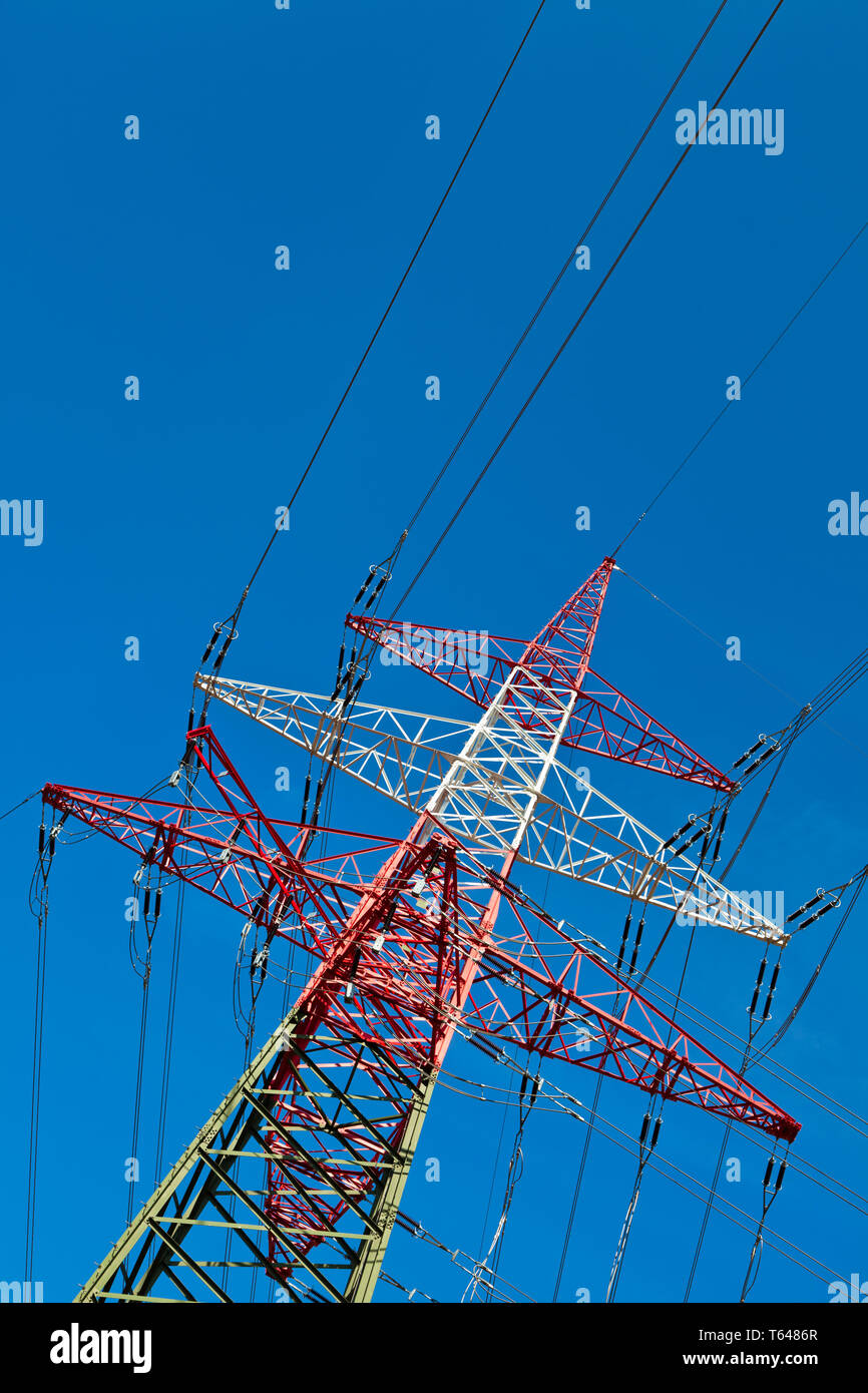 power pole symbol photo Stock Photo - Alamy