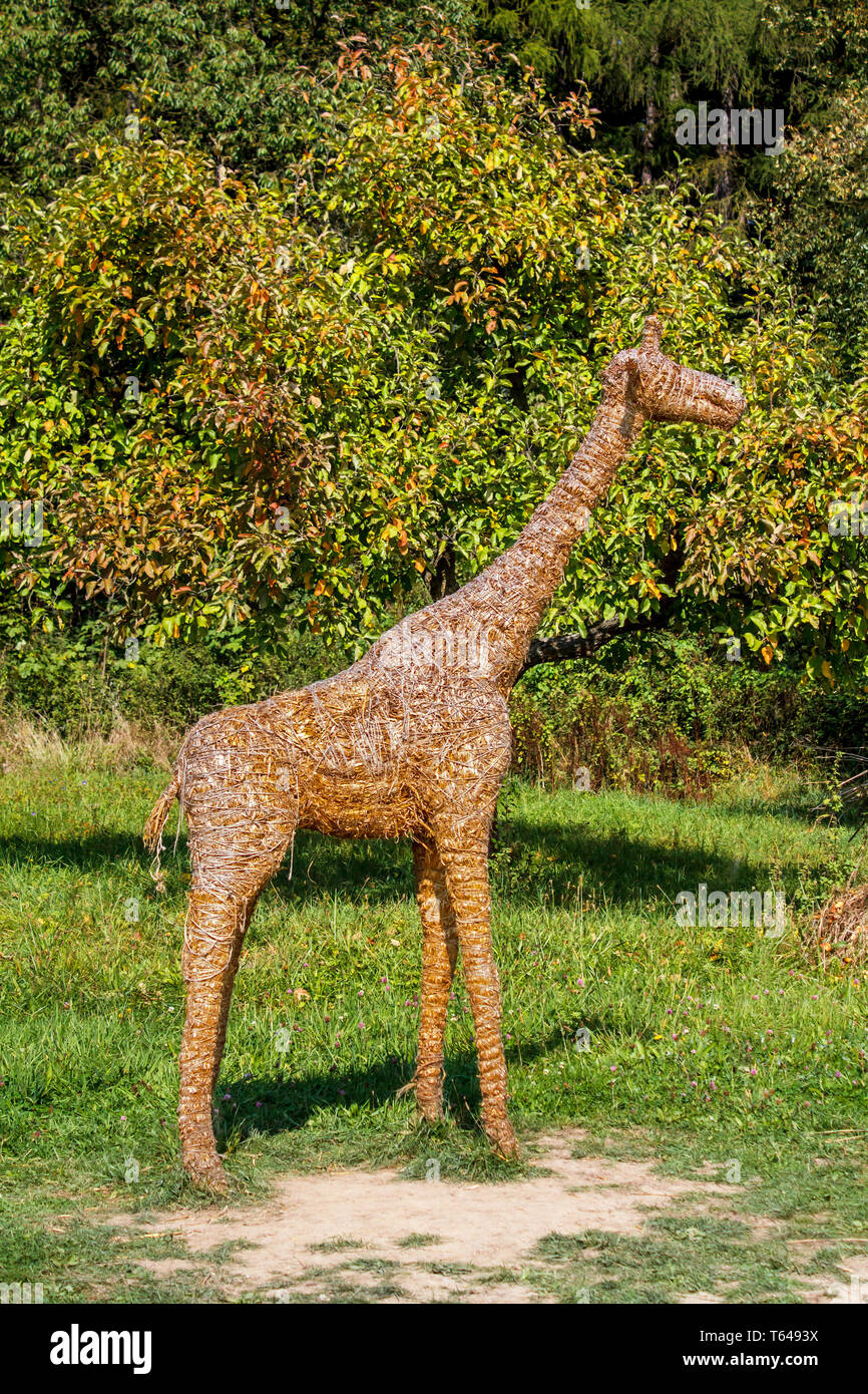abstract straw giraffe Stock Photo - Alamy