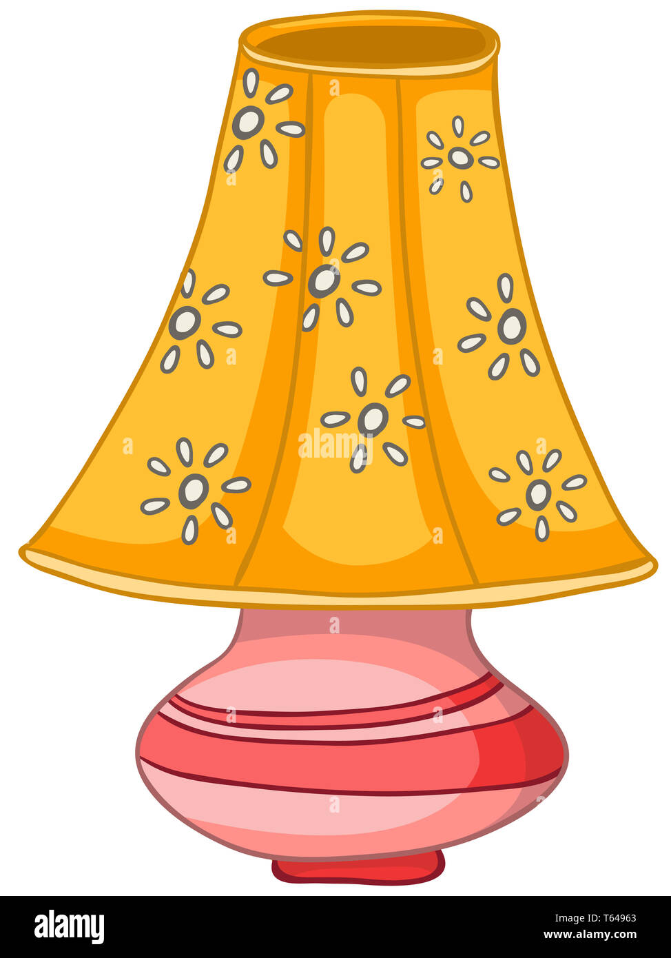 Cartoon Home Lamp Stock Photo - Alamy