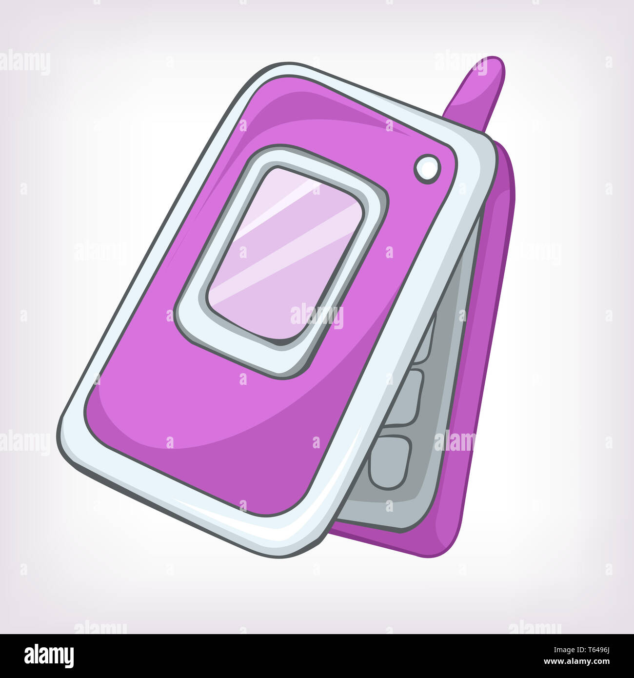 Cartoons Home Appliences Phone Stock Photo - Alamy