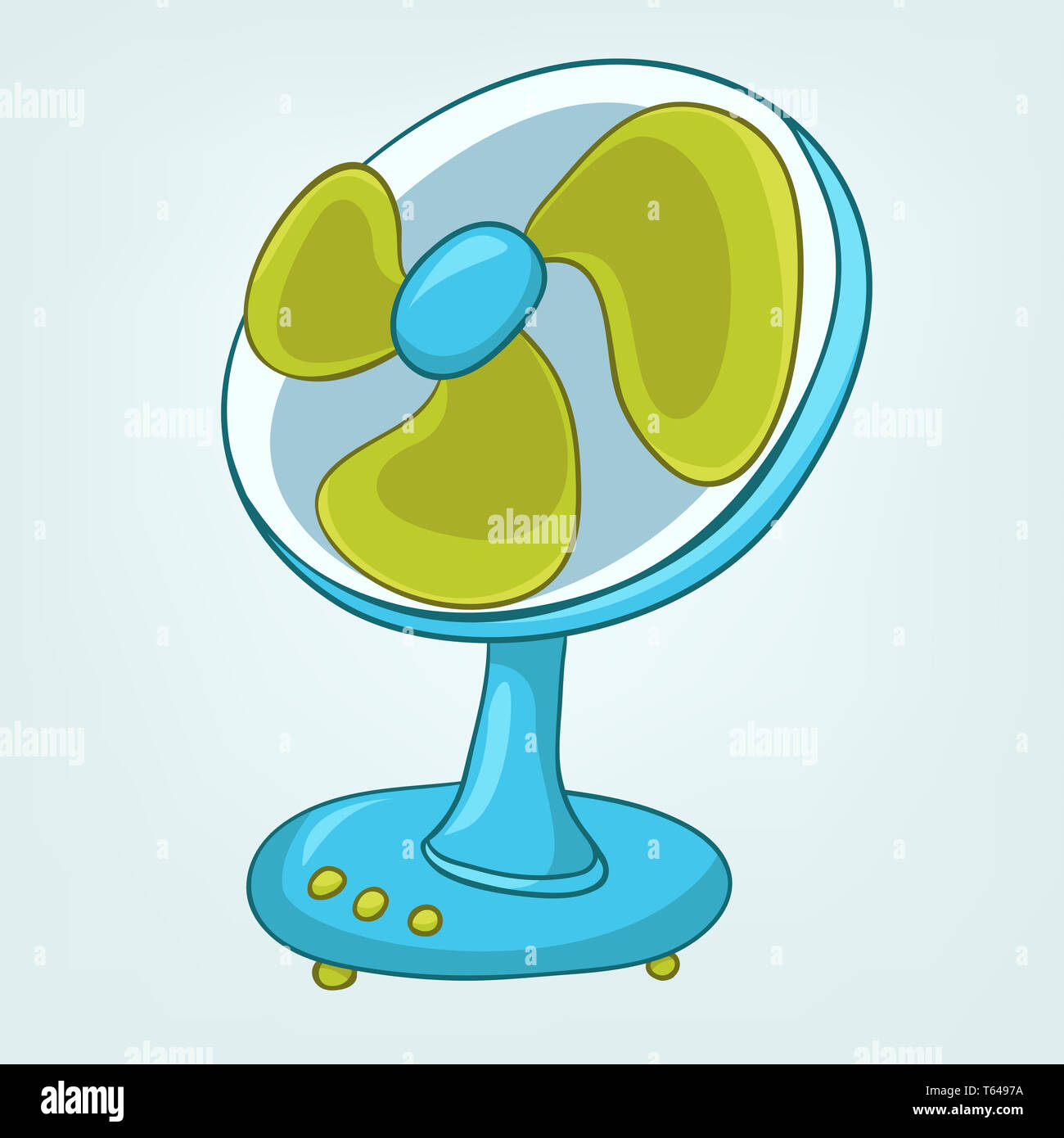 Fan clip art cartoon illustration hi-res stock photography and images ...