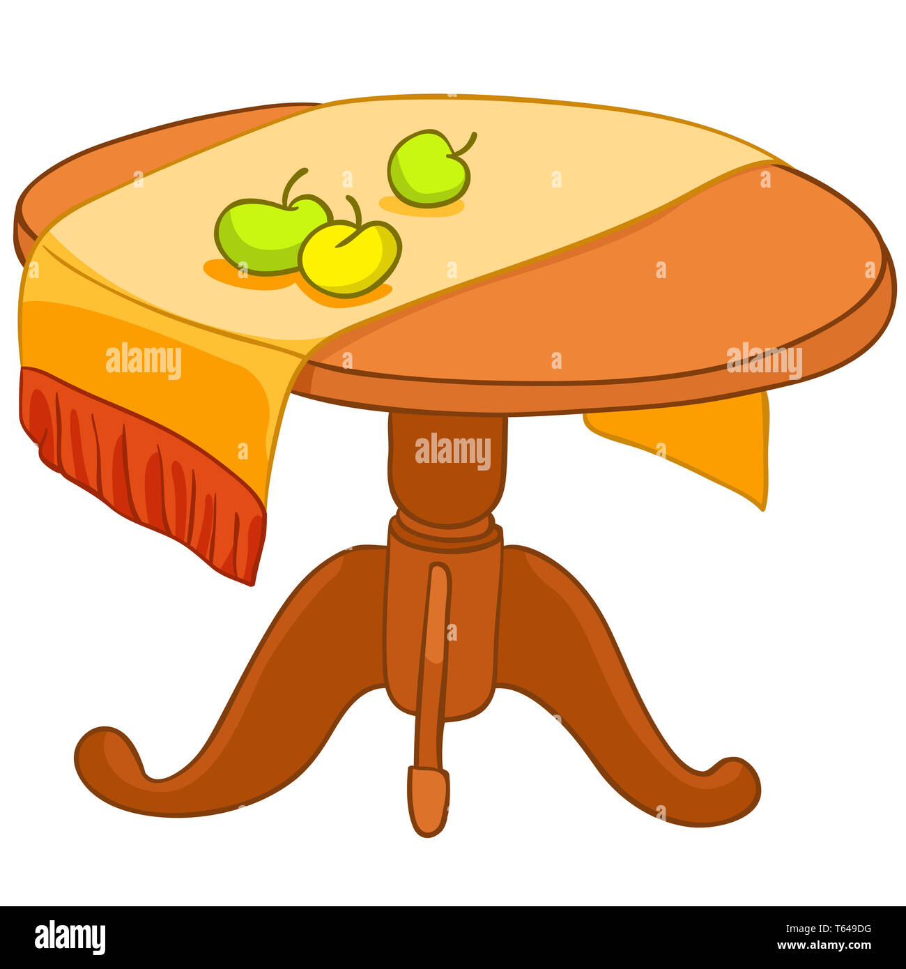 Dining table home Cut Out Stock Images & Pictures - Alamy