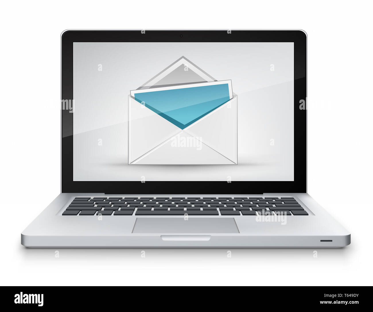 Mail icon screen Cut Out Stock Images & Pictures - Alamy