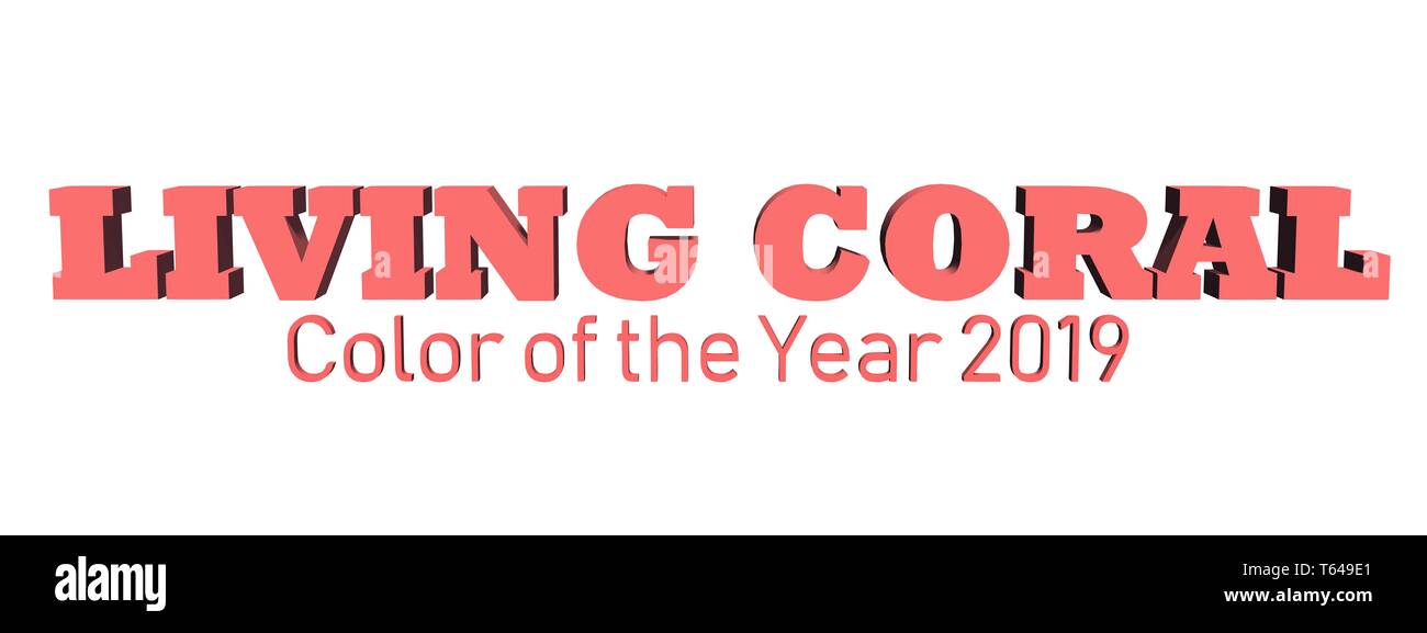 Pantone colour of the year 2019 Cut Out Stock Images & Pictures - Alamy