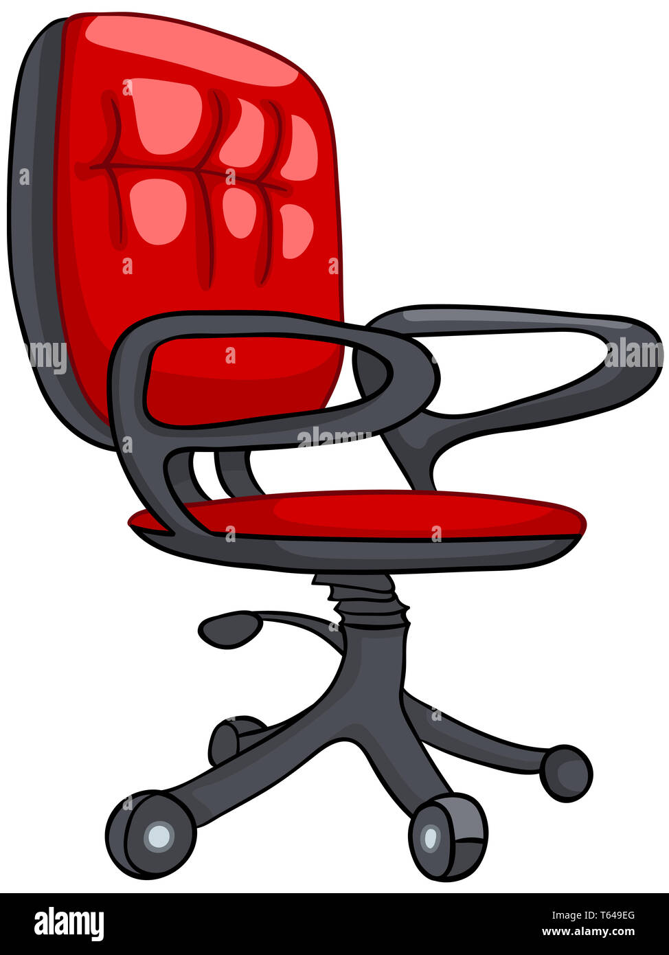 Cartoon Home Furniture Chair Stock Photo - Alamy