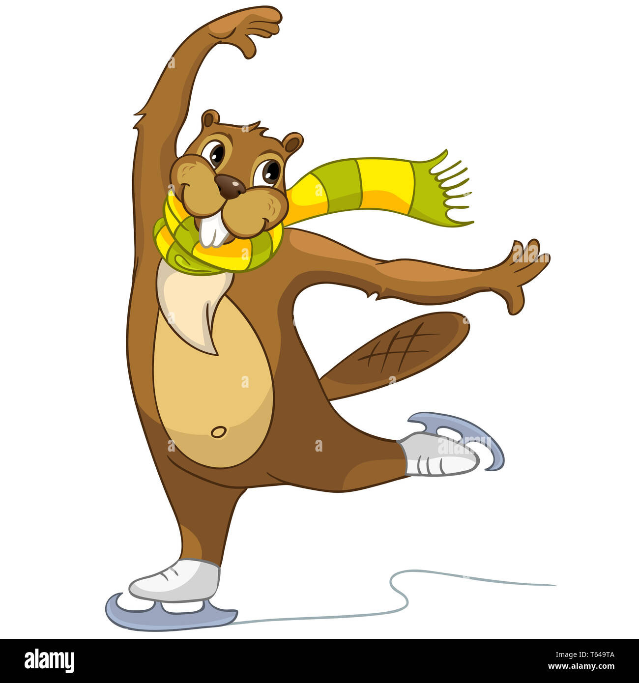 Beaver CREES. Look for Funny Beaver by Keyword CREES Stock Photo - Alamy