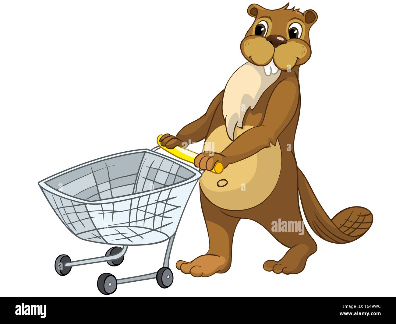 Beaver CREES. Look for Funny Beaver by Keyword CREES Stock Photo - Alamy