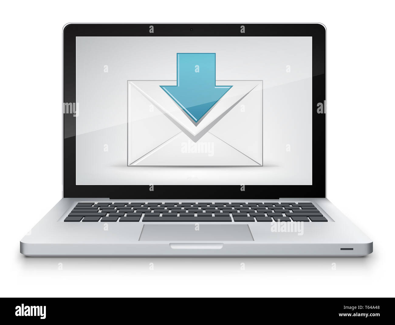 Downloading mail Cut Out Stock Images & Pictures - Alamy
