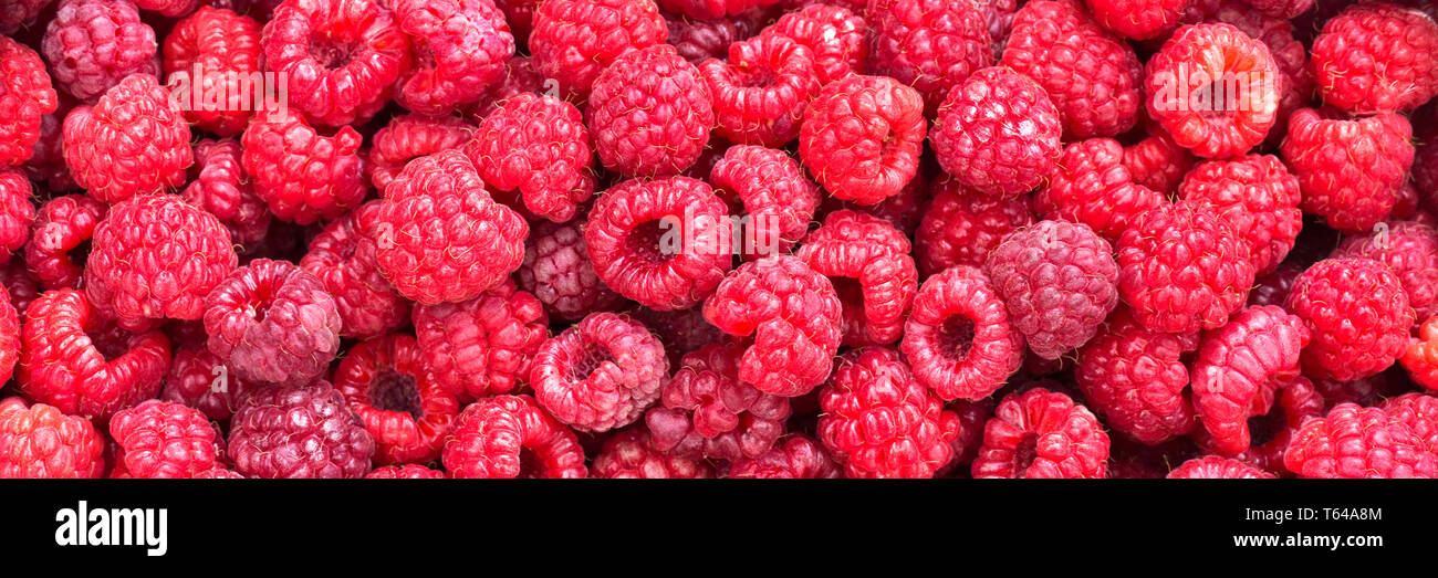 Raspberries background hi-res stock photography and images - Alamy