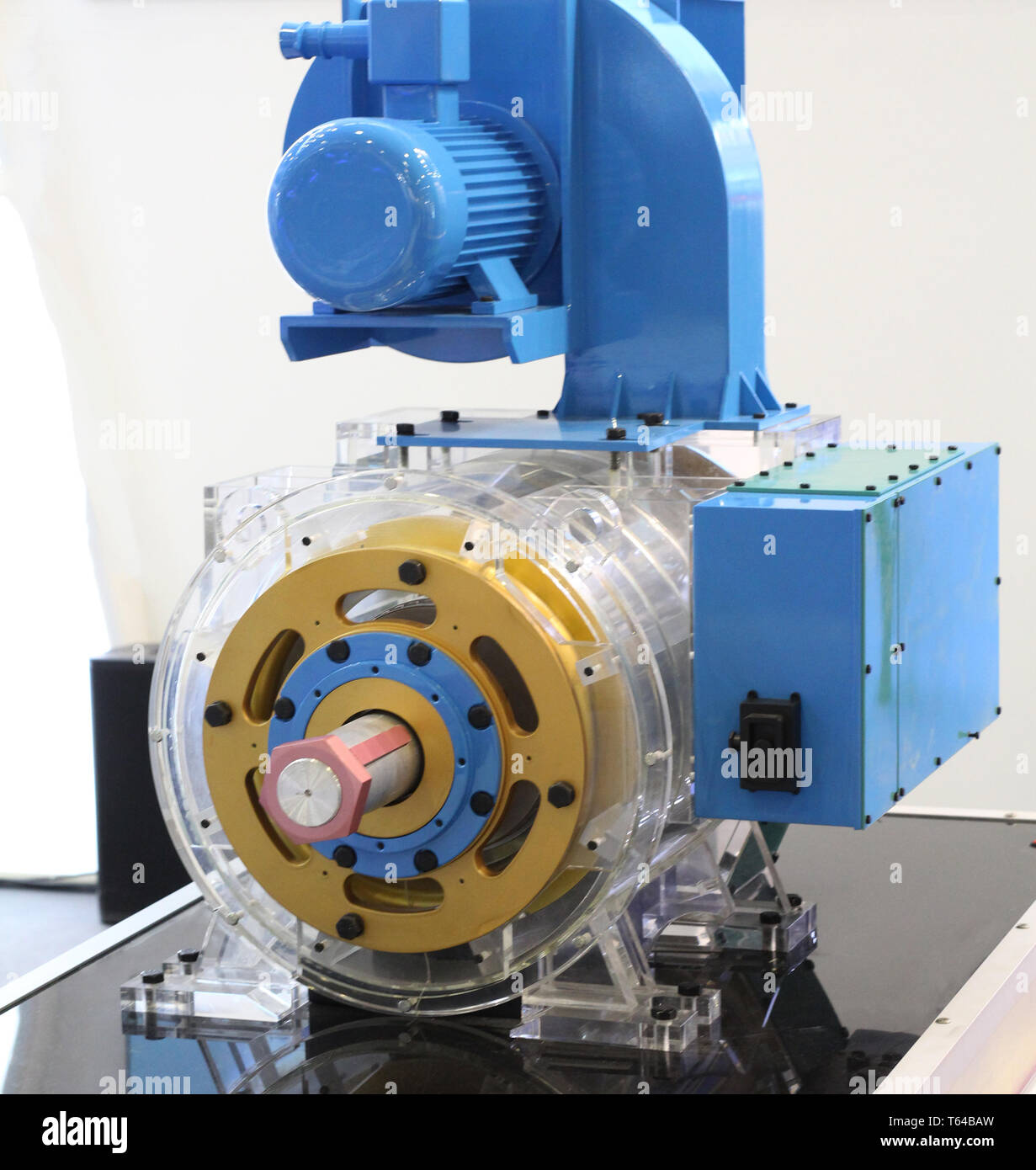 Asynchronous AC motor with frequency control speed. Electric motor ... Asynchronous AC motor with frequency control speed. Electric motor ...