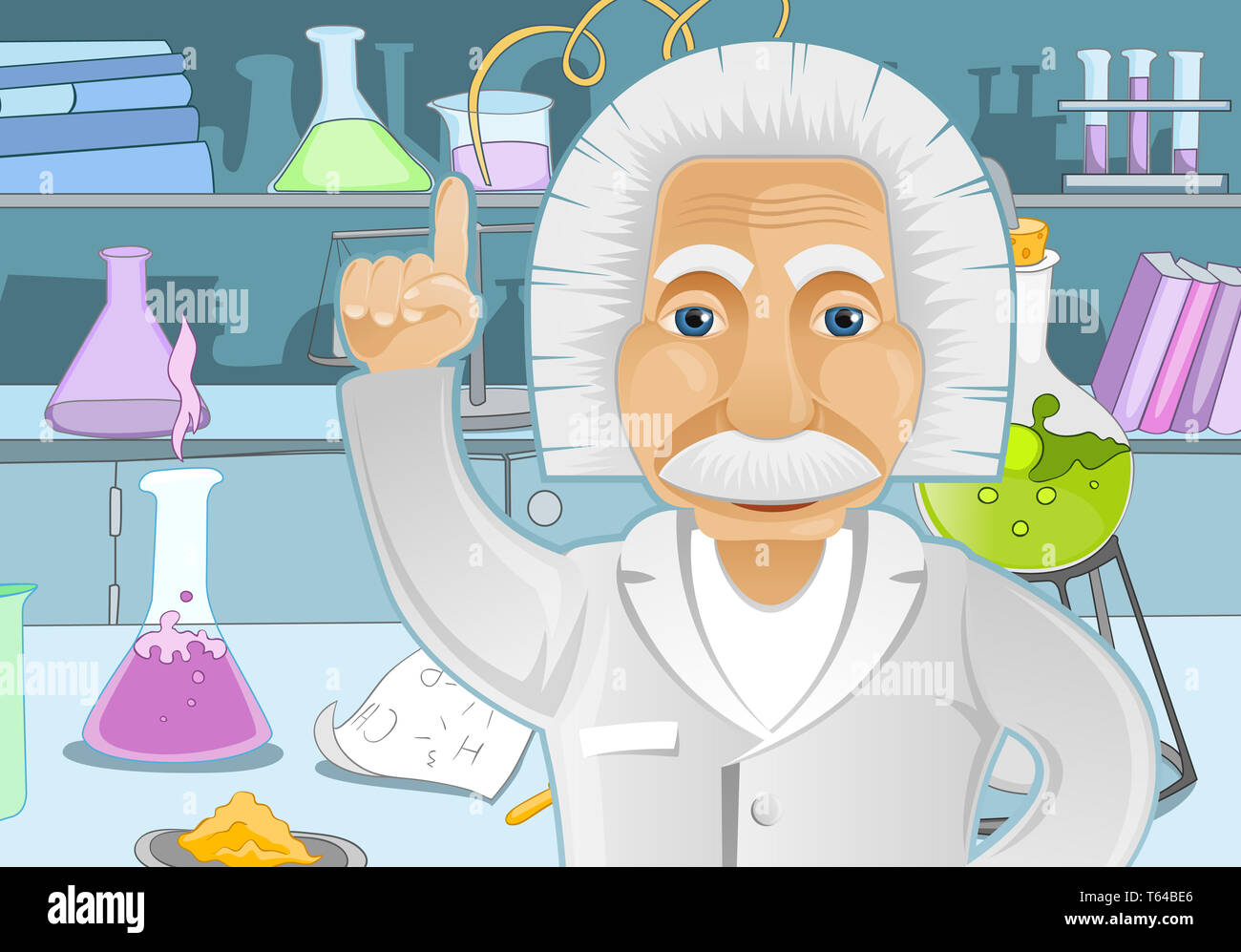 Head einstein hi-res stock photography and images - Alamy
