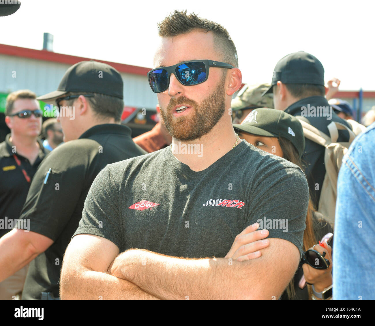 Talladega, AL, USA. 28th Apr, 2019. Austin Dillon, driver for the DOW ...