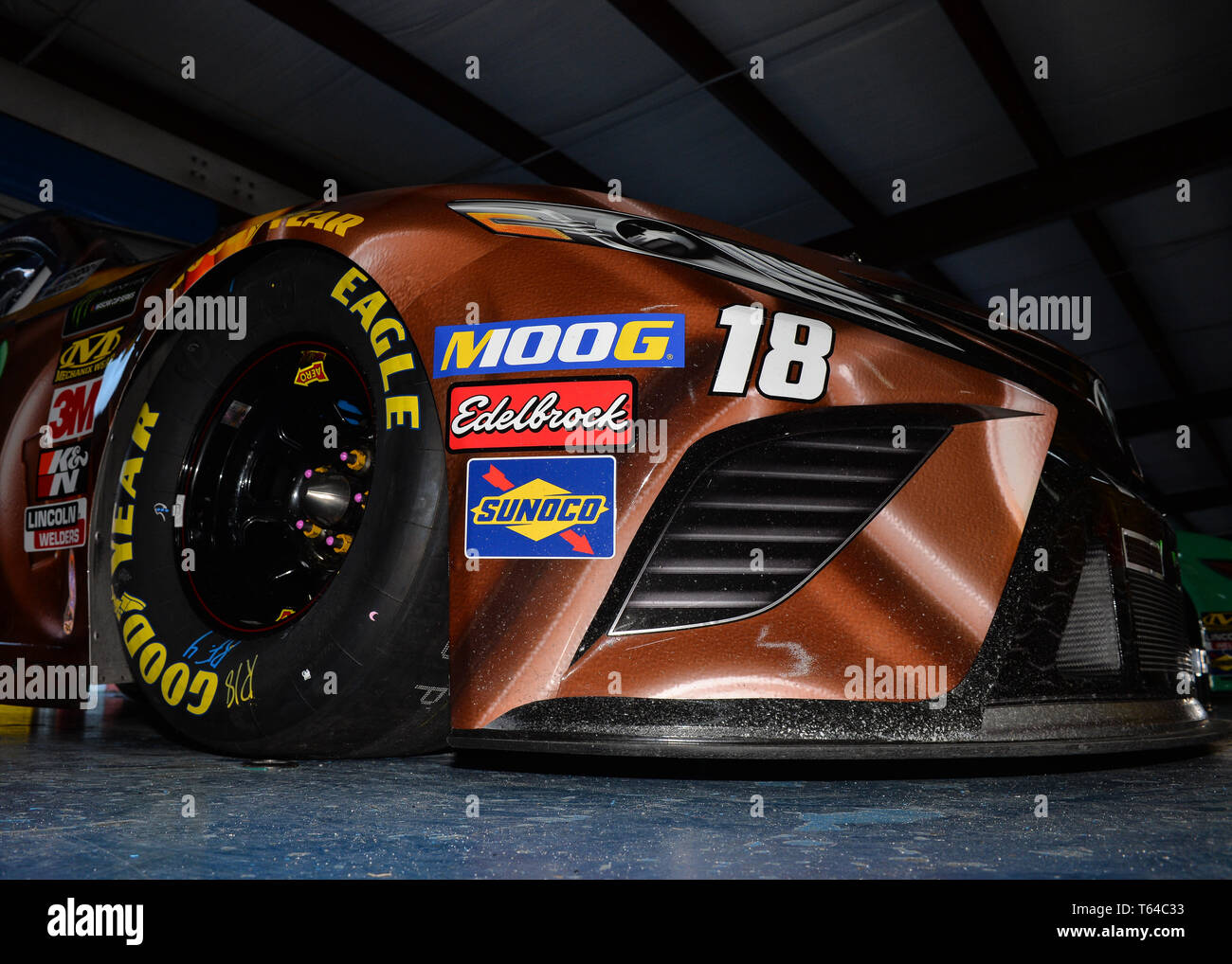 Talladega, AL, USA. 28th Apr, 2019. The M&M's Chocolate Bar Toyota (18 ...