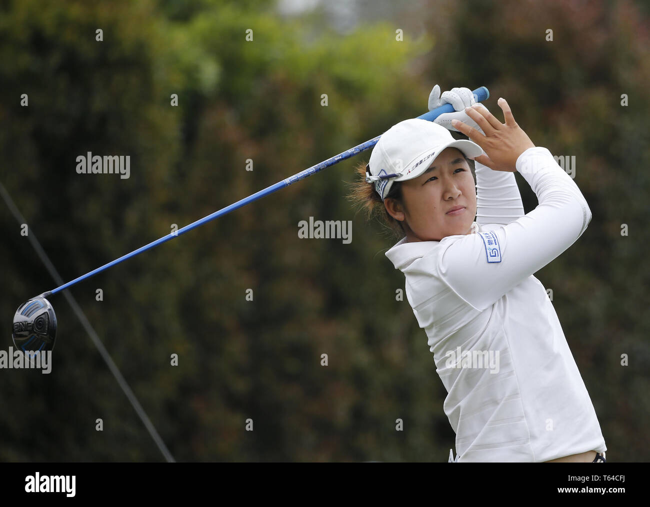 Los Angeles, California, USA. 28th Apr, 2019. Jing Yan of China in ...