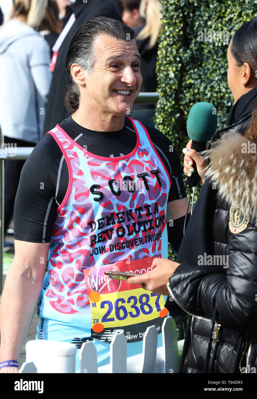 Scott Mitchell at the Virgin Money London Marathon 2019 Stock Photo - Alamy