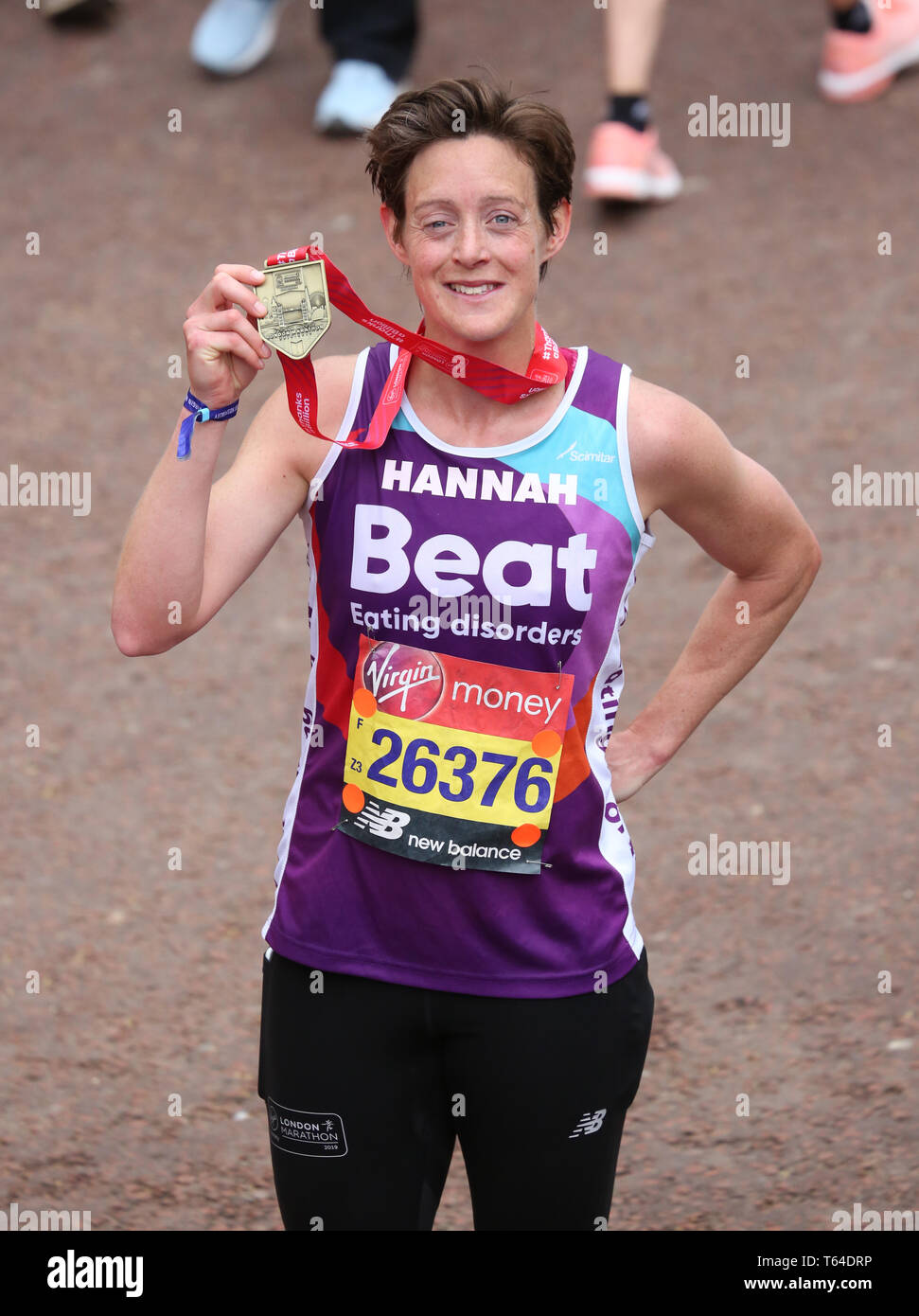 Hannah Macleod at the Virgin Money London Marathon 2019 Stock Photo - Alamy