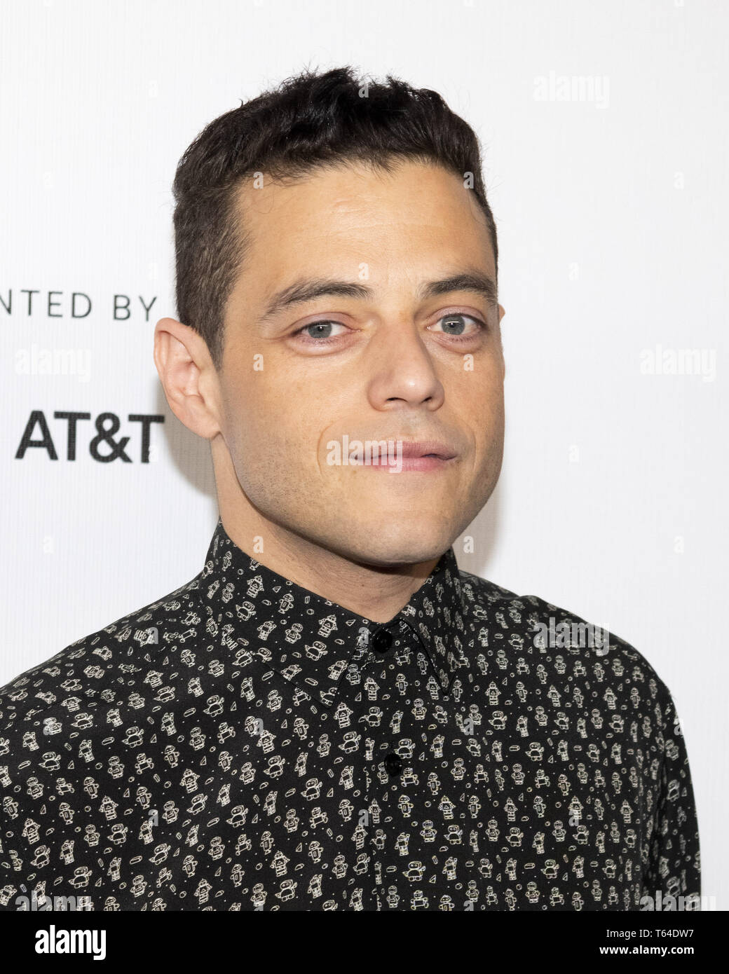 New York, NY, USA. 28th Apr, 2019. RAMI MALEK at the Tribeca Film ...