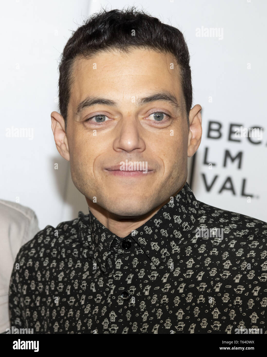 New York, NY, USA. 28th Apr, 2019. RAMI MALEK at the Tribeca Film ...