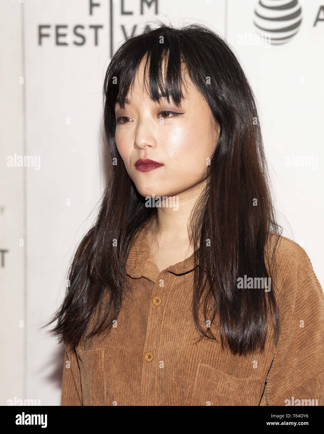 New York, NY, USA. 28th Apr, 2019. ANDREA BANG at the red carpet ...