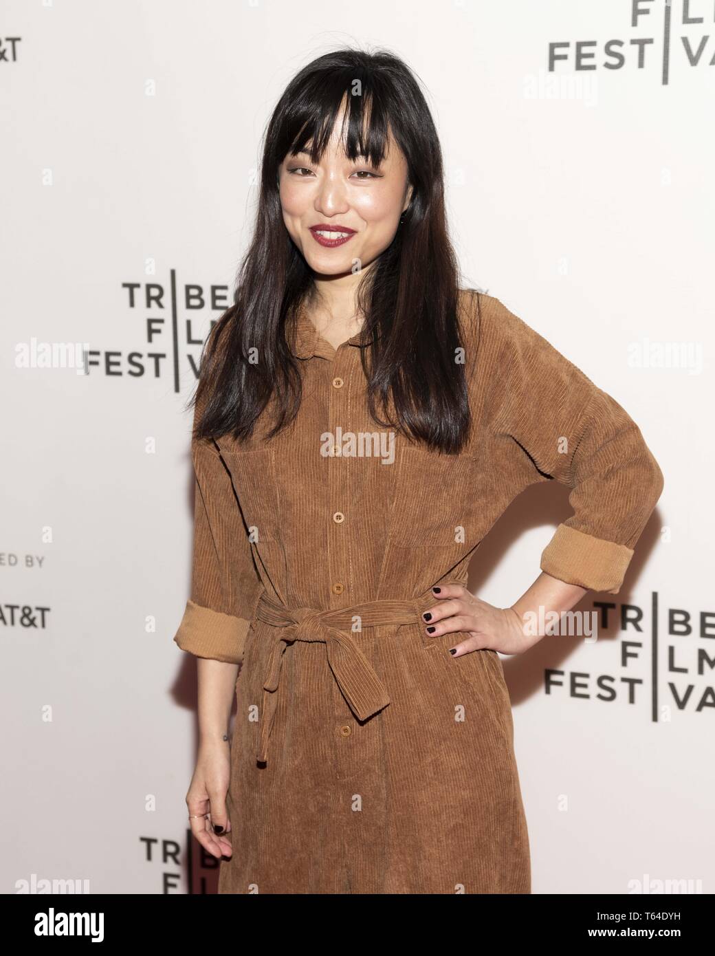 New York, NY, USA. 28th Apr, 2019. ANDREA BANG at the red carpet ...
