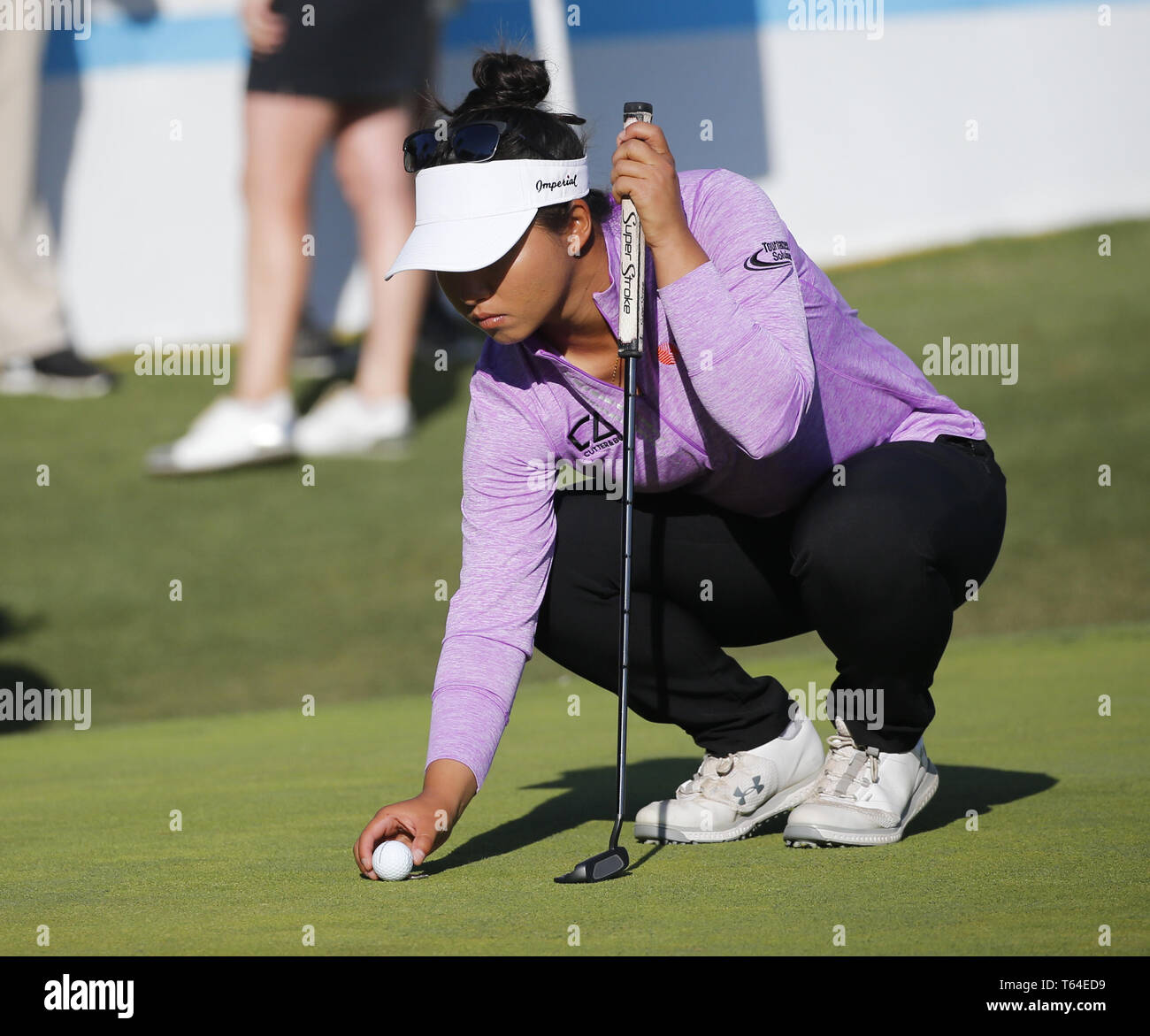 Los Angeles, California, USA. 28th Apr, 2019. Megan Khang in actions ...