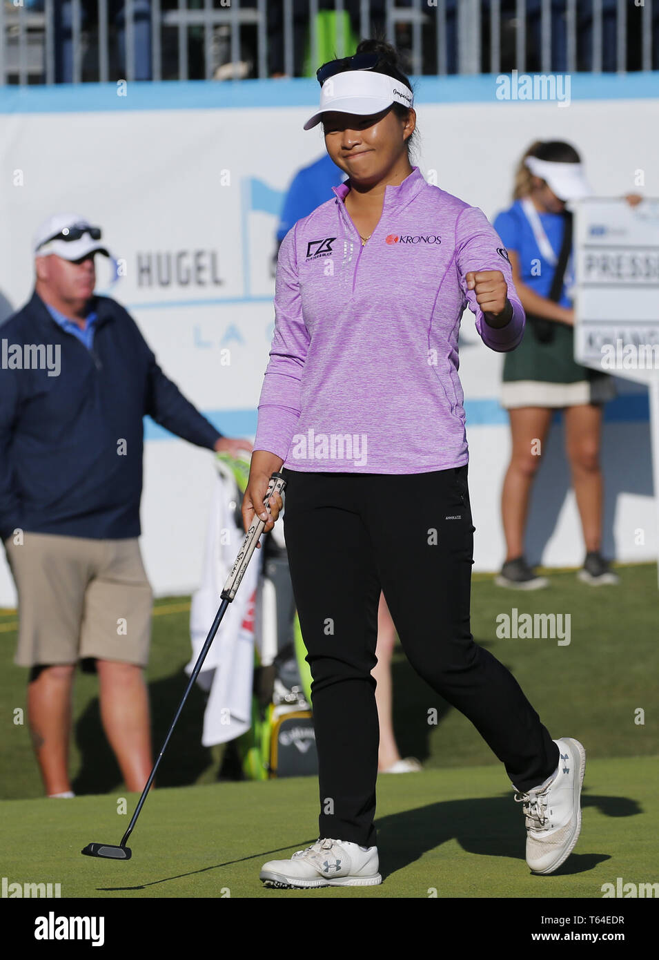Los Angeles, California, USA. 28th Apr, 2019. Megan Khang in actions ...