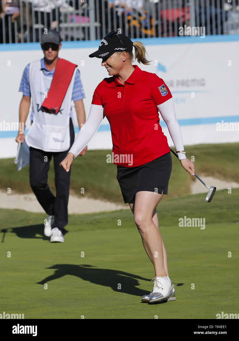 Los Angeles, California, USA. 28th Apr, 2019. Morgan Pressel in actions ...